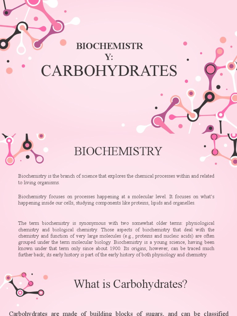 1 Carbohydrates | PDF | Carbohydrates | Biochemistry
