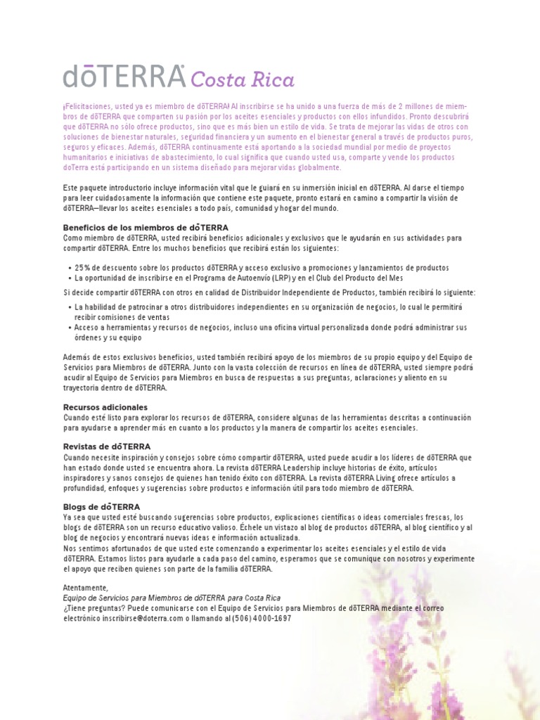 Carta de Bienvenida Welcome Letter | PDF | Blog