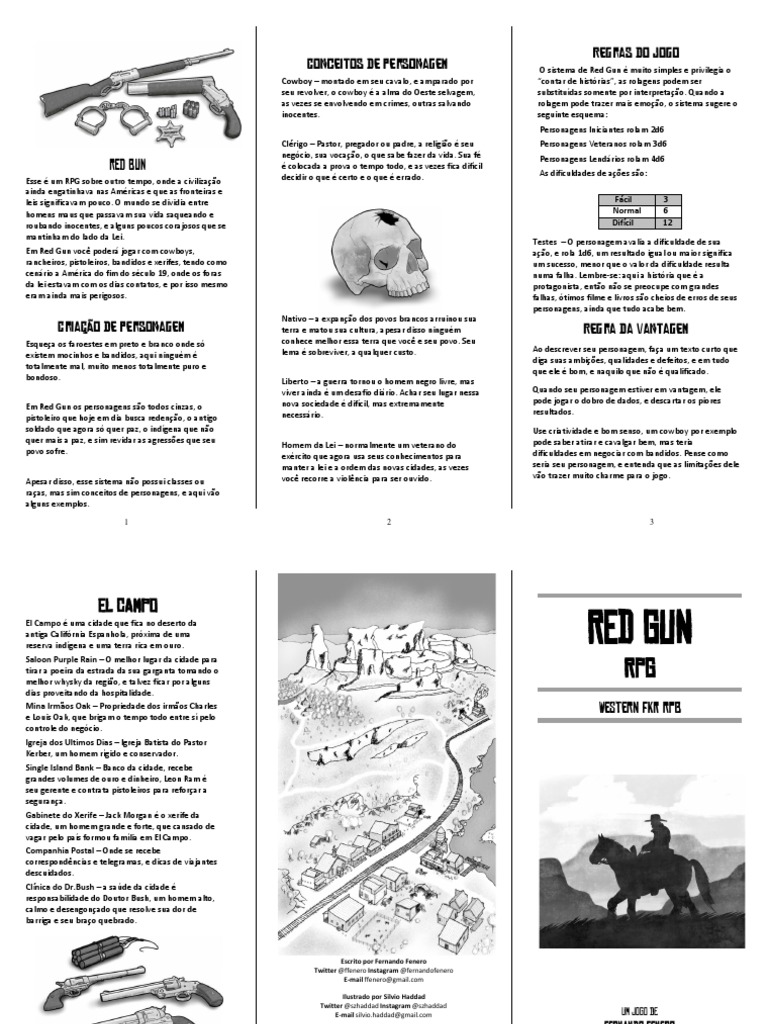 Red Gun 2.0 | PDF | Jogos de RPG
