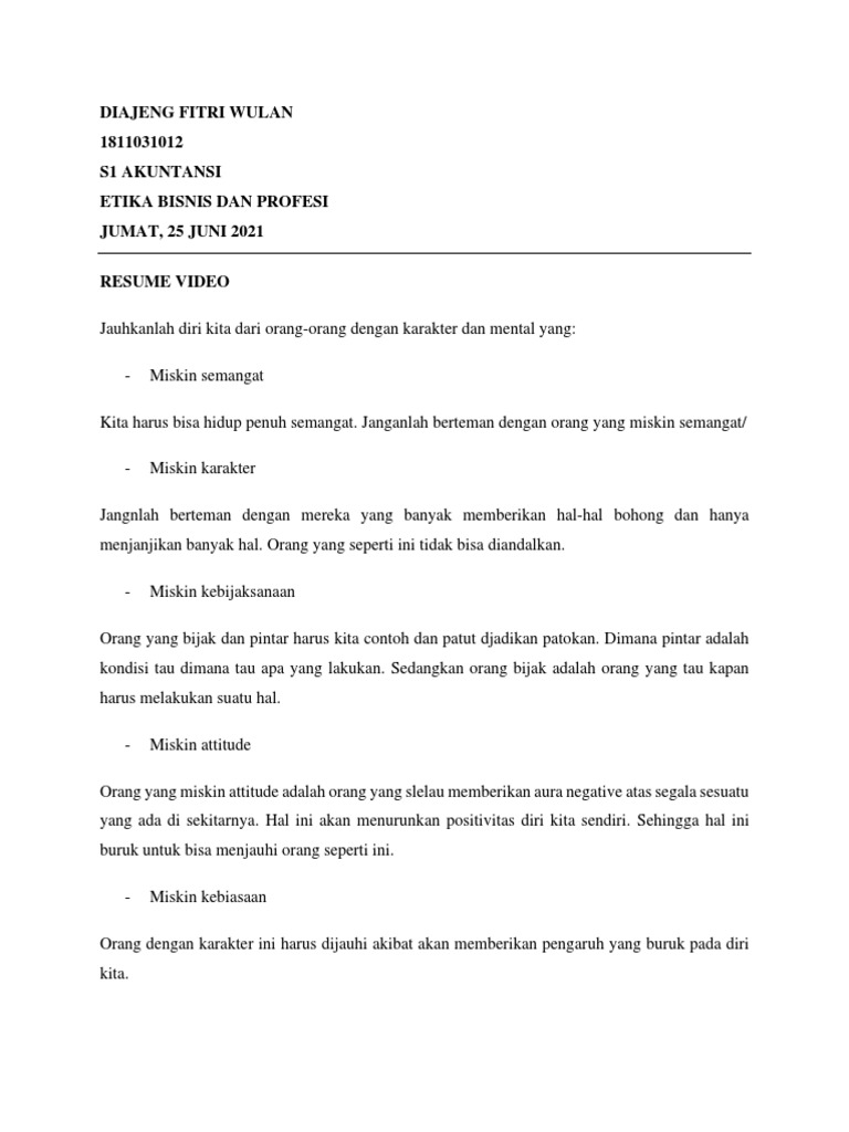 Resume Pertemuan Ke-13 - Diajeng Fitri Wulan - 1811031012 - 25 Juni 2021 | PDF