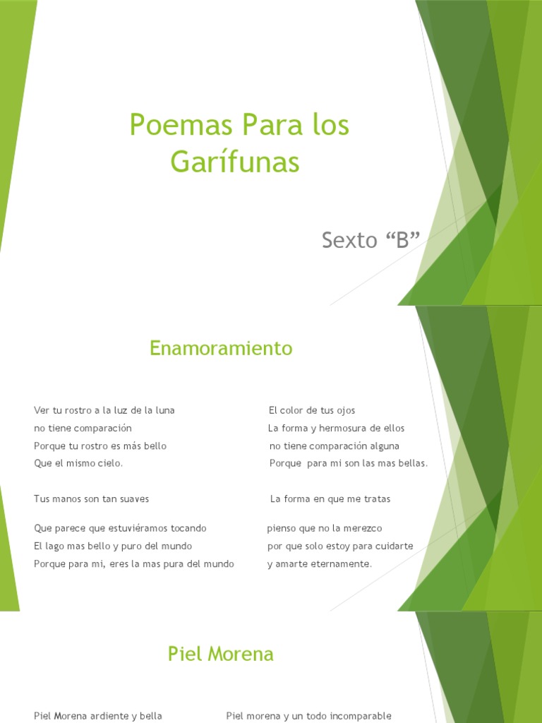 Poemas para Los Garífunas | PDF
