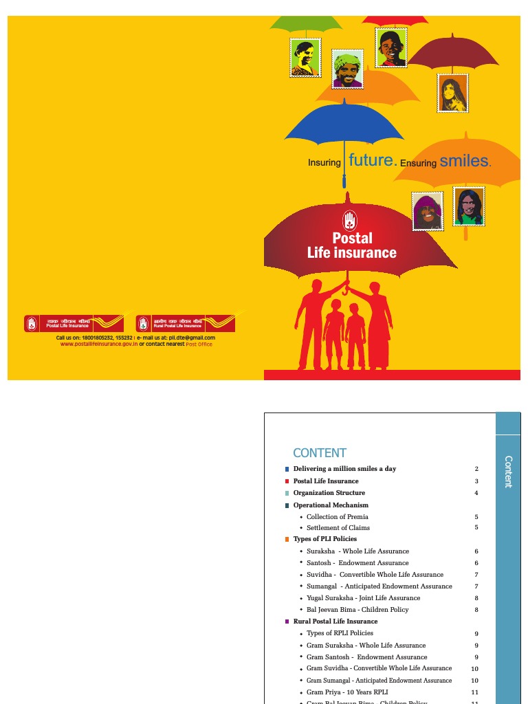PLI RPLI Booklet | PDF | Life Insurance | Insurance