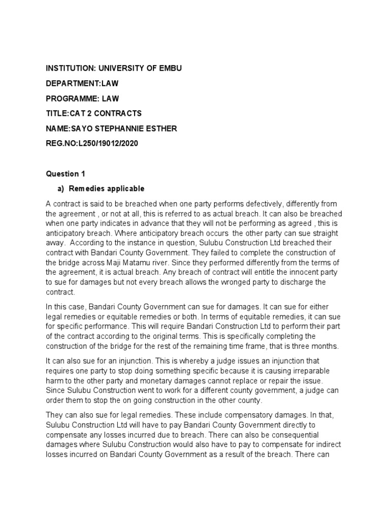 Institution: University of Embu Department:Law Programme: Law Title:Cat ...