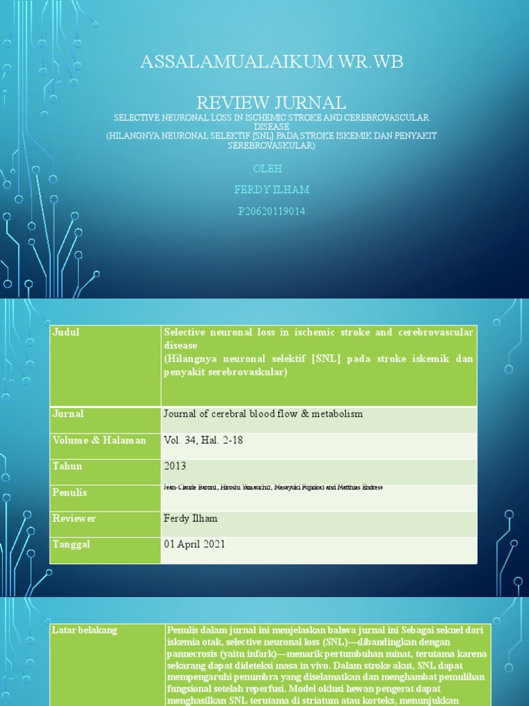 Contoh PPT Review Jurnal | PDF