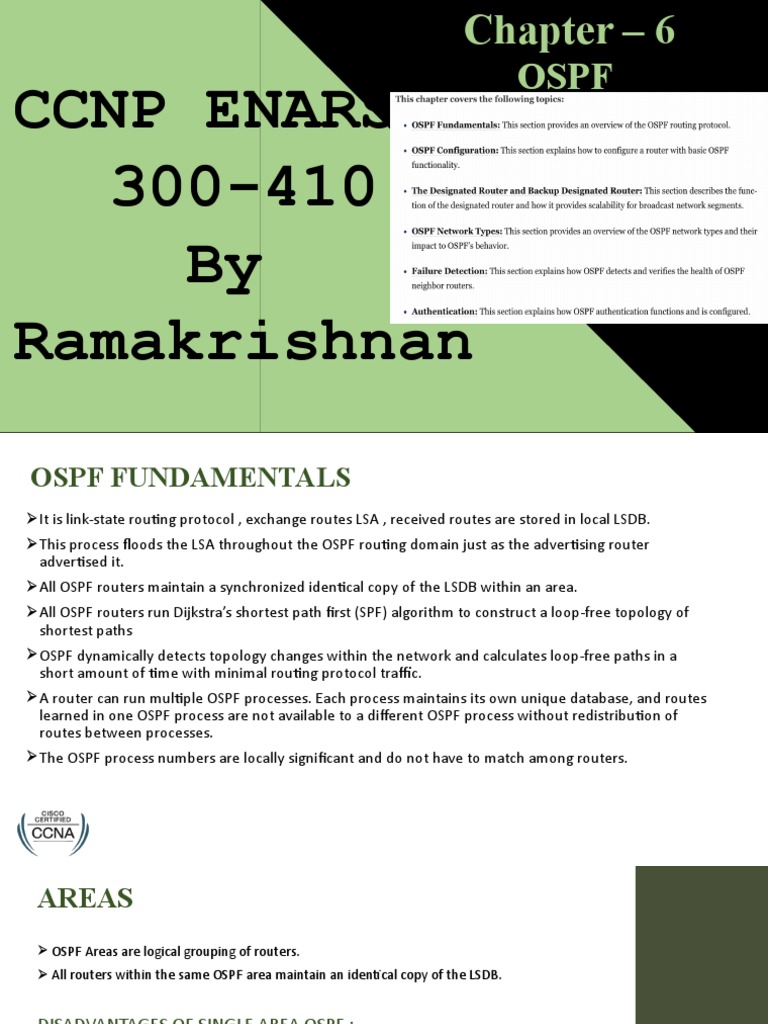 Chapter 1. OSPF | PDF | Network Layer Protocols | Computer Network