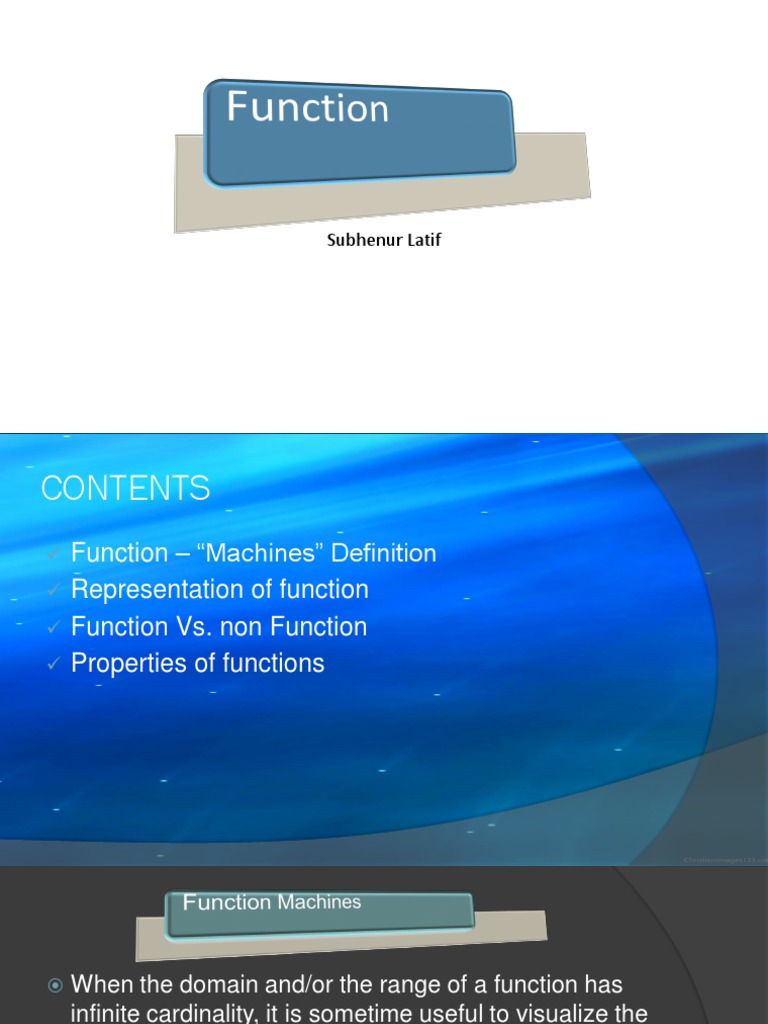 Week 4 - Lesson 1 | PDF | Function (Mathematics) | Mathematical Logic