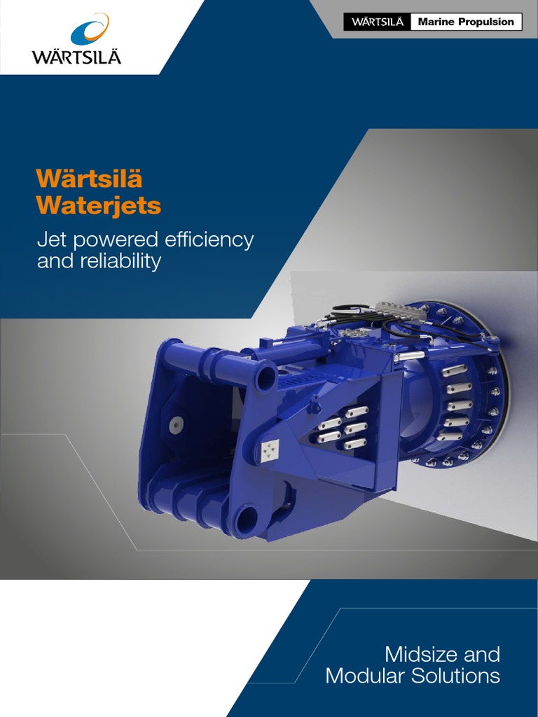 Brochure Wartsila Waterjets | PDF | Marine Propulsion | Jet Engine