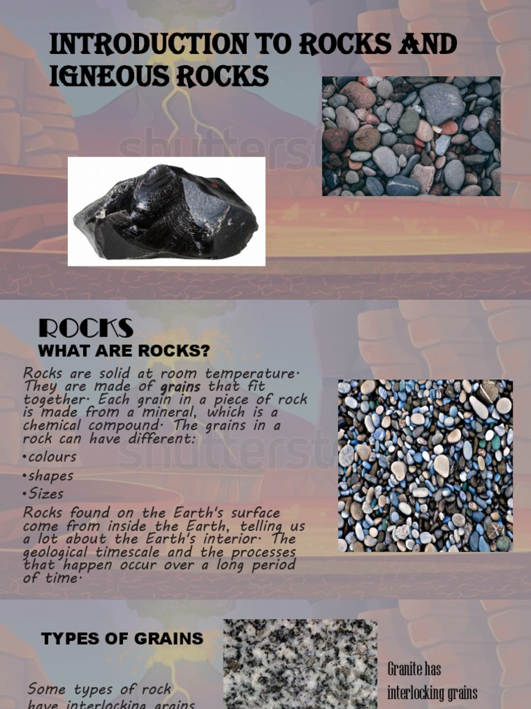 Introduction To Rocks and Igneous Rocks | PDF | Rock (Geology) | Magma