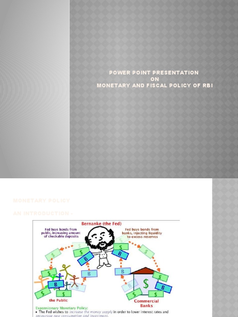 Power Point Presentation ON Monetary and Fiscal Policy of Rbi | PDF ...