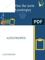 Azeotrope Tables - Wikipedia | PDF | Chemistry | Organic Chemistry