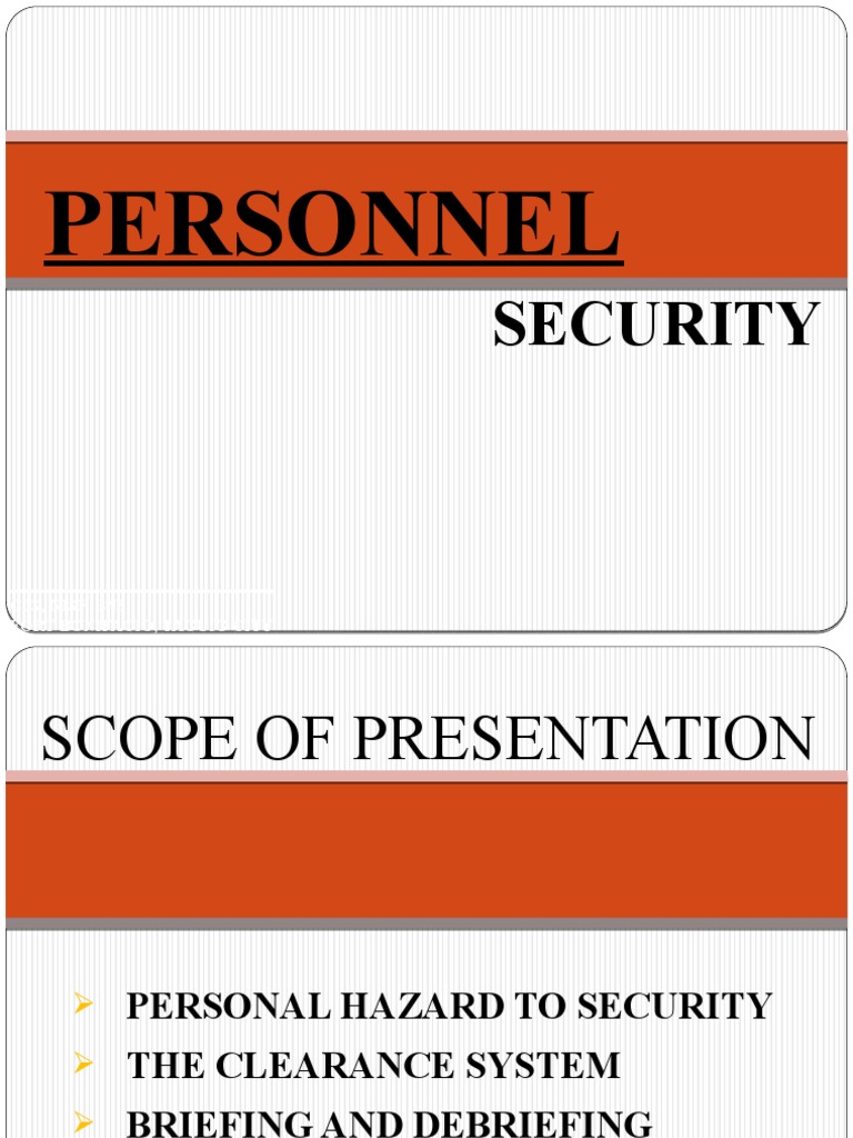 Personnel Security Clearance Overview | PDF | Security Clearance | Policy