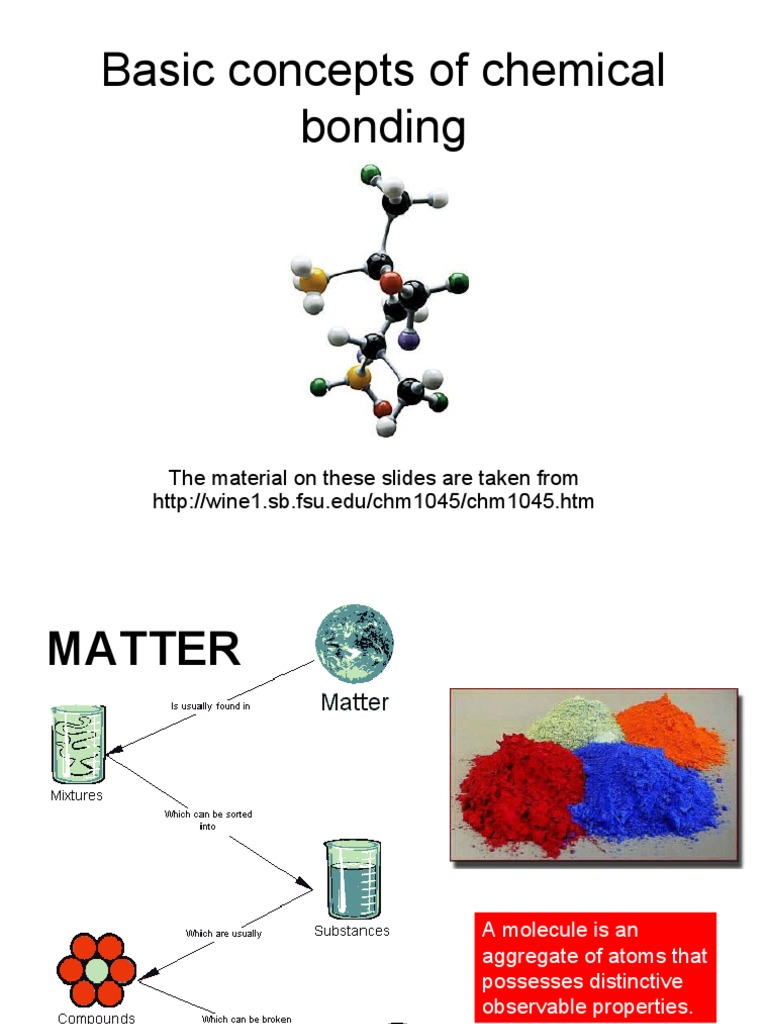 Basic Concepts of Chemical Bonding | PDF | Ionic Bonding | Chemical Bond