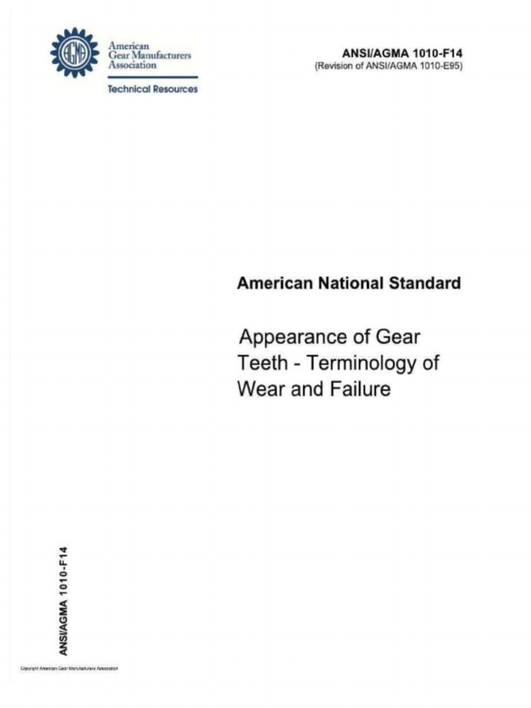 (PDF) Ansi Agma 1010-F14-14 | PDF