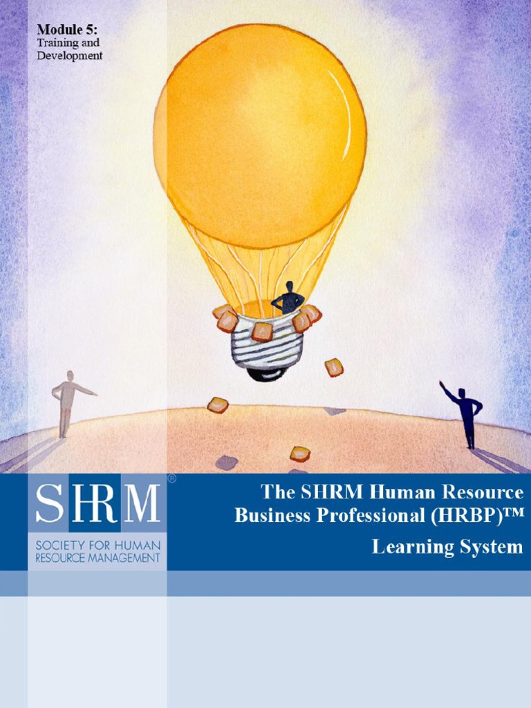 The SHRM HRBP Training & Development | PDF | Motivational | Motivation