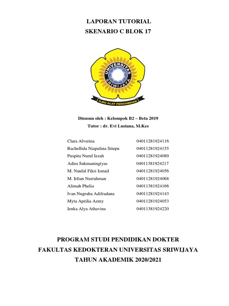 Laporan Tutorial Skenario C Blok 17 Kelompok B2 | PDF