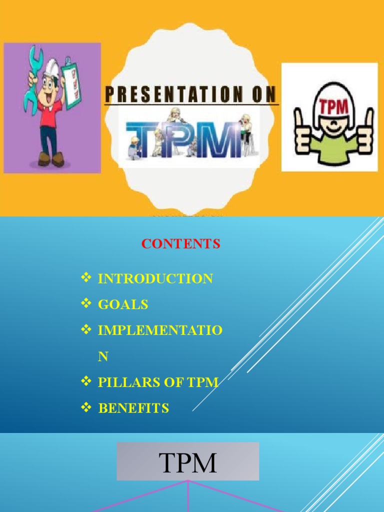 TPM Presentation | PDF | Evaluation | Business Process Management