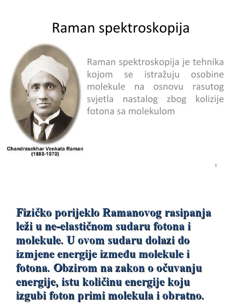 Raman Spektroskopija | PDF