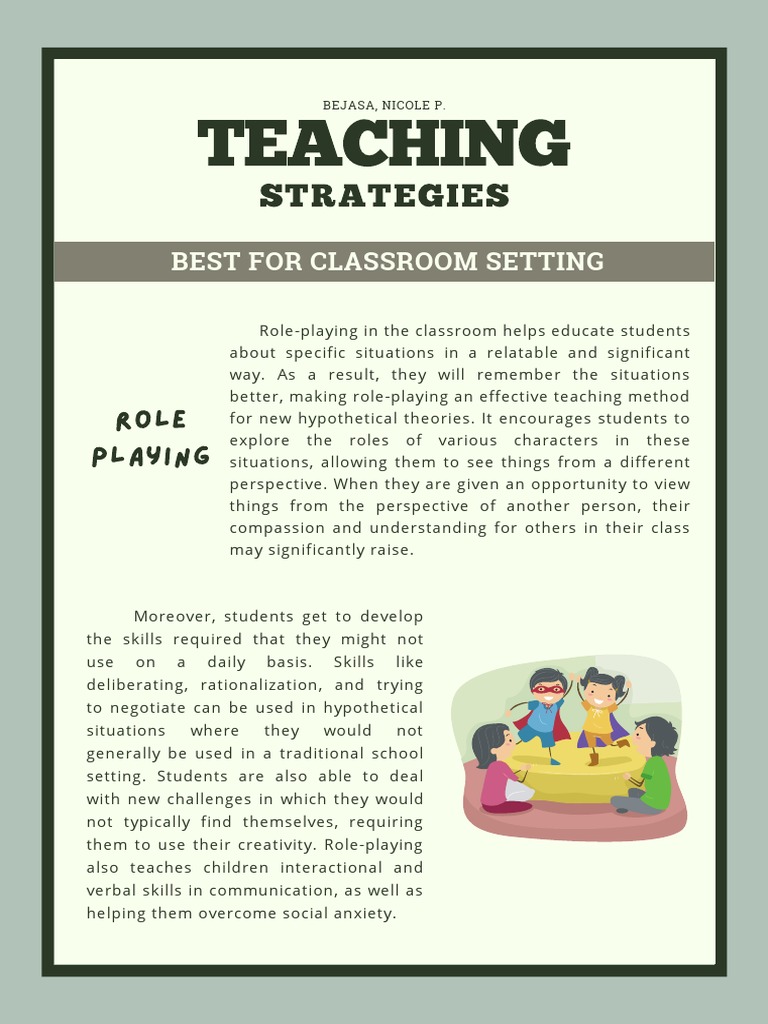 The Benefits of Role-Playing and Experiential Learning in Teaching ...