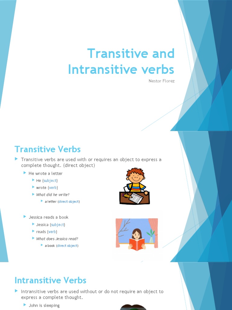 Transitive and Intransitive Verbs Explained | PDF | Verb | Syntax
