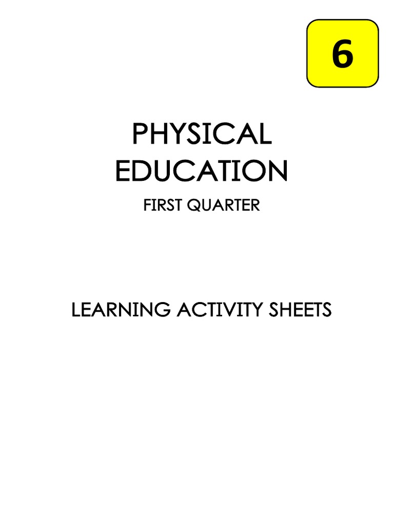 Grade 6 PE LAS | Download Free PDF | Physical Education | Recreation