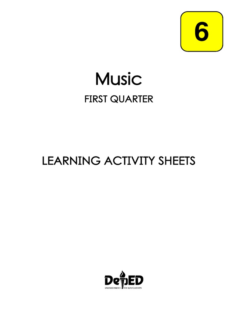 Grade 6 Music LAS | PDF | Rhythm | Learning