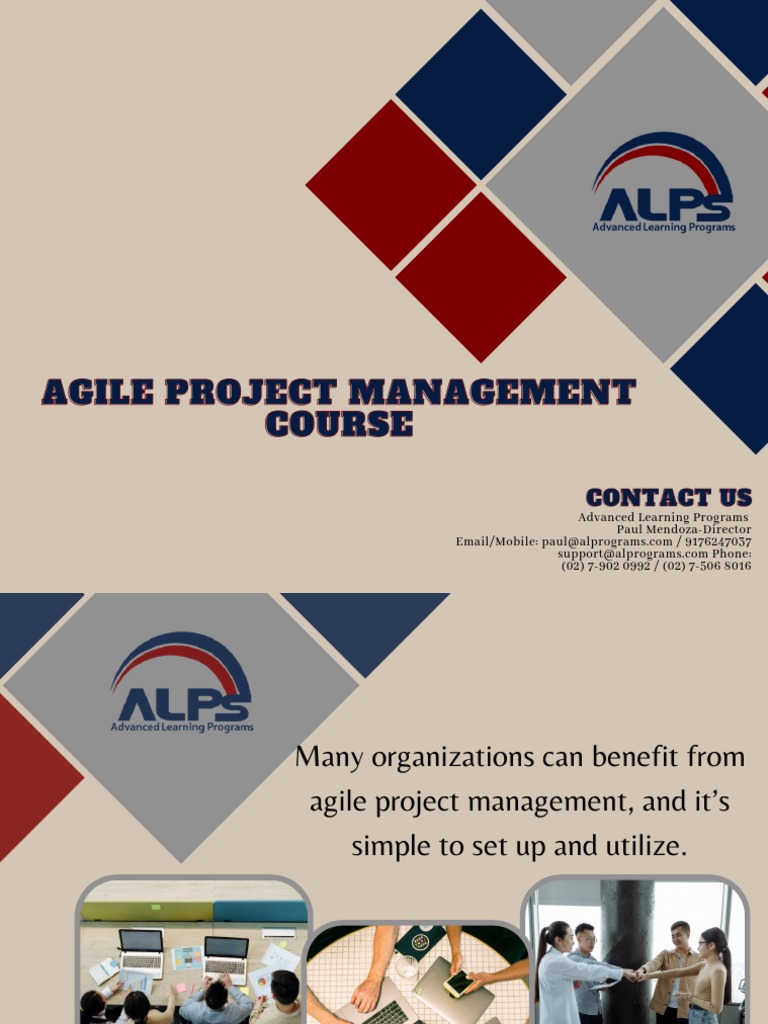 Brochure Agile Project Management | PDF | Agile Software Development | Scrum (Software Development)