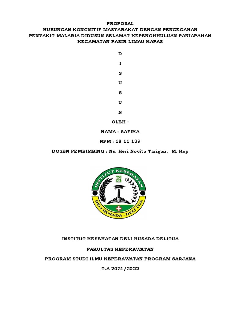 Proposal Mini Nurwana-1 | PDF