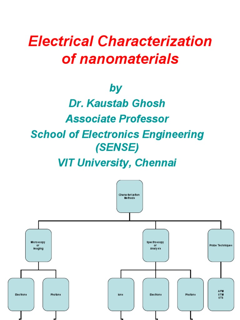 Electrical Characterization of Nanomaterials | PDF | Electron | Scattering