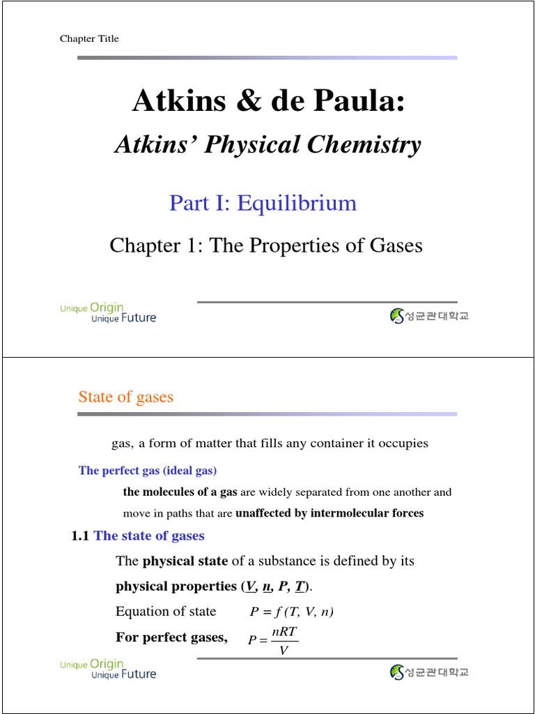 Lecture 02 - Chapter 1 - Ideal Gas | PDF | Gases | Temperature
