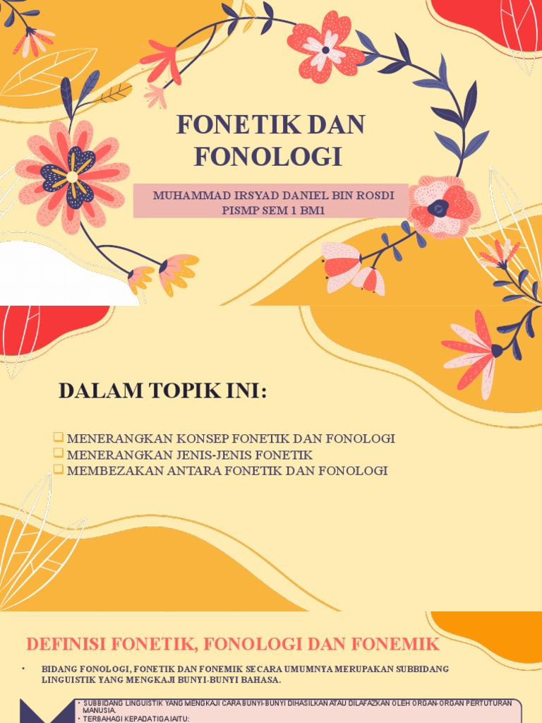 Konsep Fonetik Dan Fonologi | PDF