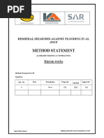 Method Statement For Excavation & Backfilling and Compaction Works, Rev. 00 | PDF | Drainage ...