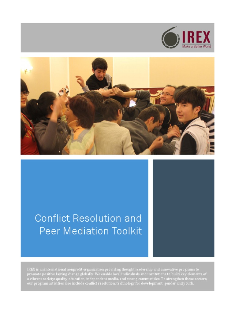 Conflict Resolution and Peer Mediation Toolkit | PDF | Conflict ...