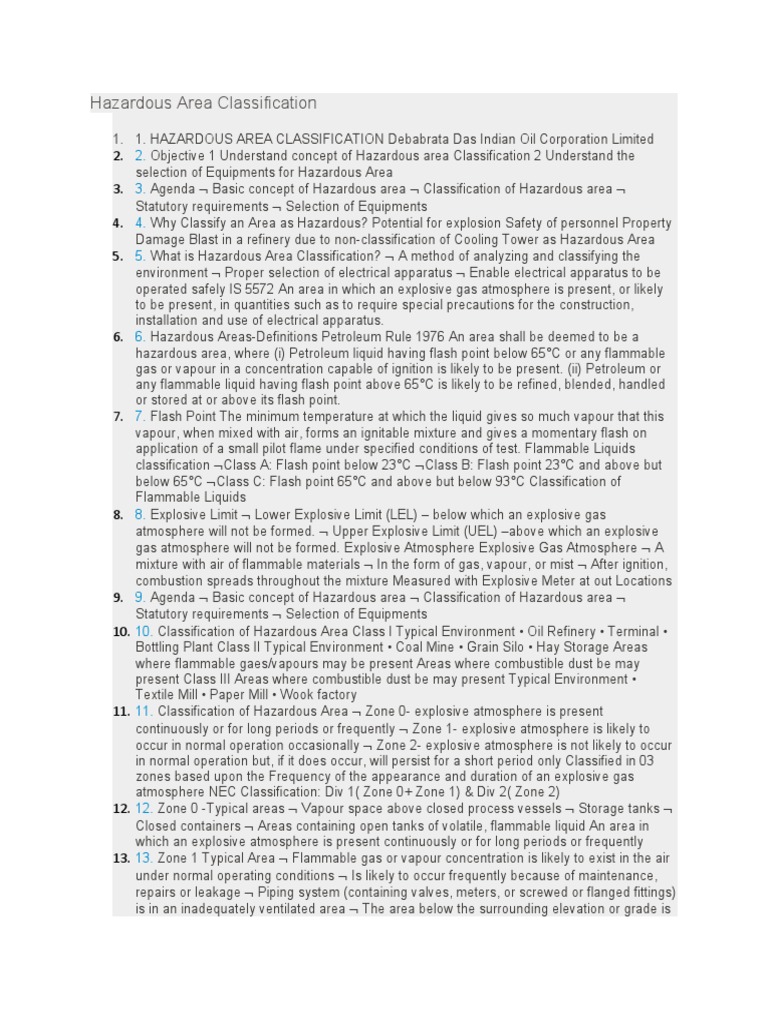 Hazardous Area Classification Guide | PDF | Physical Sciences | Nature