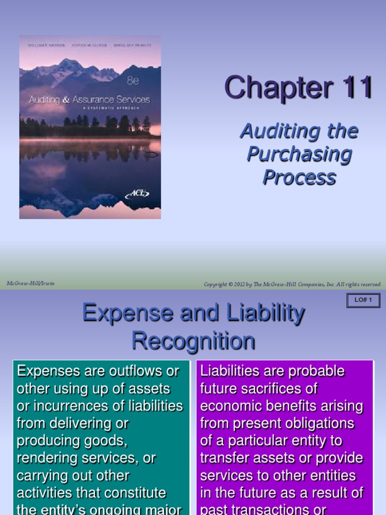 Auditing The Purchasing Process: Mcgraw-Hill/Irwin | PDF | Accounts ...
