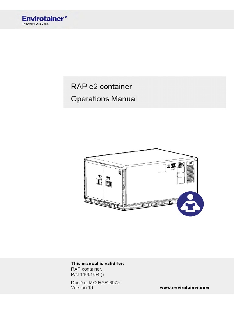 RAP e2 Container Operations Manual | PDF | Ac Power Plugs And Sockets ...