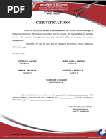 Certificate of Recognition For Feeding Program | PDF