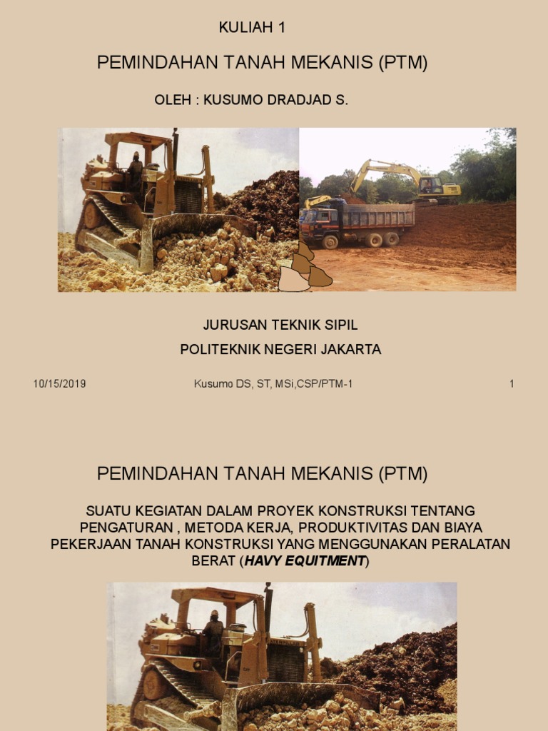 p1 Alat Berat Dan PTM | PDF | Sains & Matematika