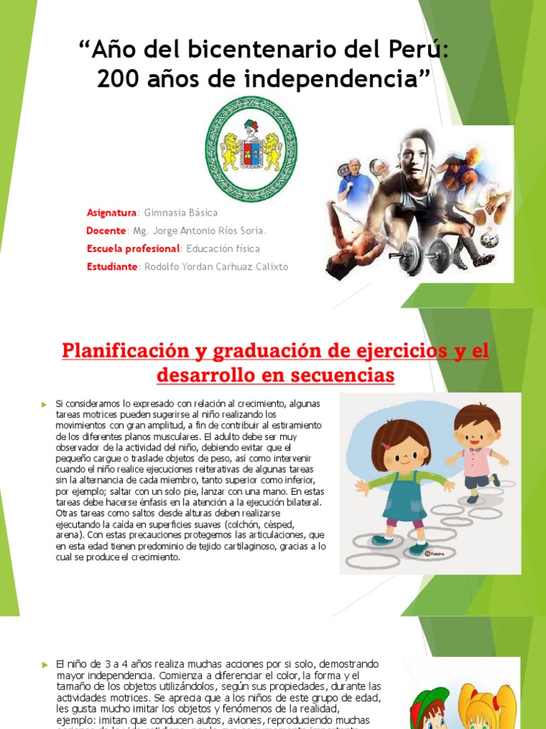 Trabajo de Investigación GIMNASIA, Rodolfo Carhuaz Calixto | PDF