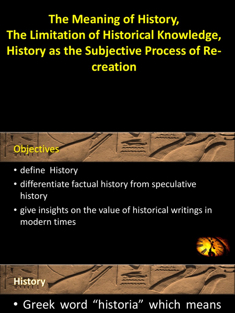 Understanding Historical Knowledge Limits | PDF | Historian | Academia