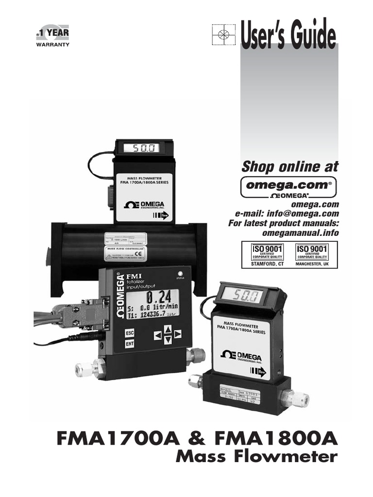 Fma 1700a 1800a Manual | PDF | Power Supply | Calibration