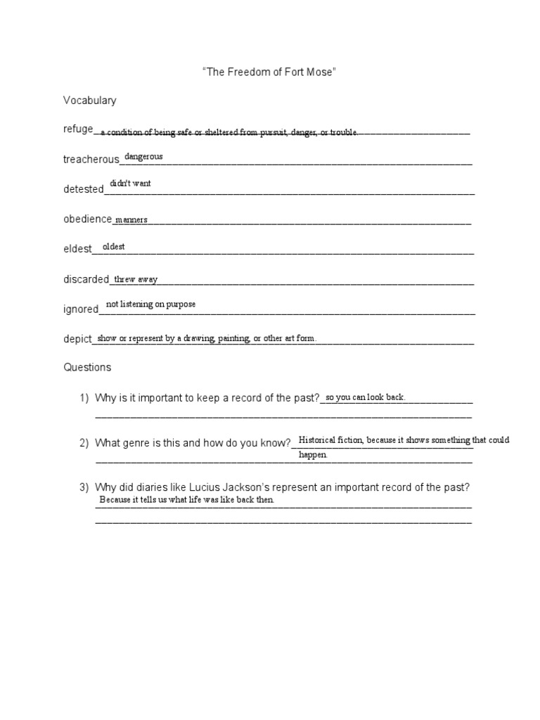 The Freedom of Fort Mose | PDF