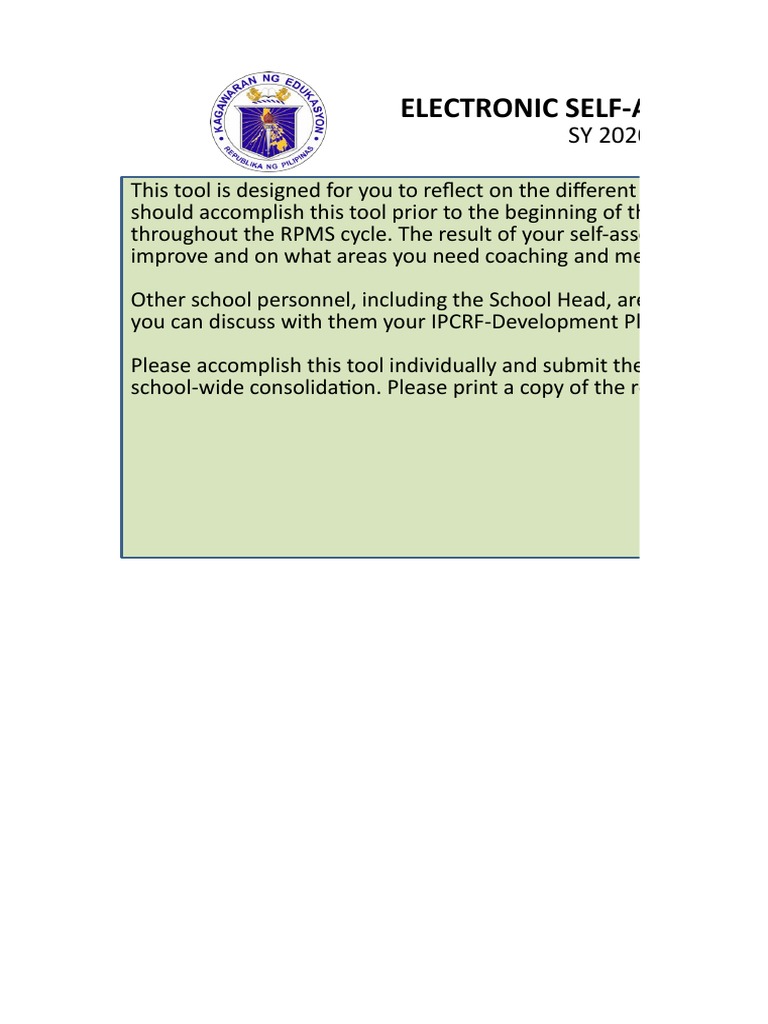 e-SAT Template for Teachers 2025-2026 | PDF | Educational Technology | Goal