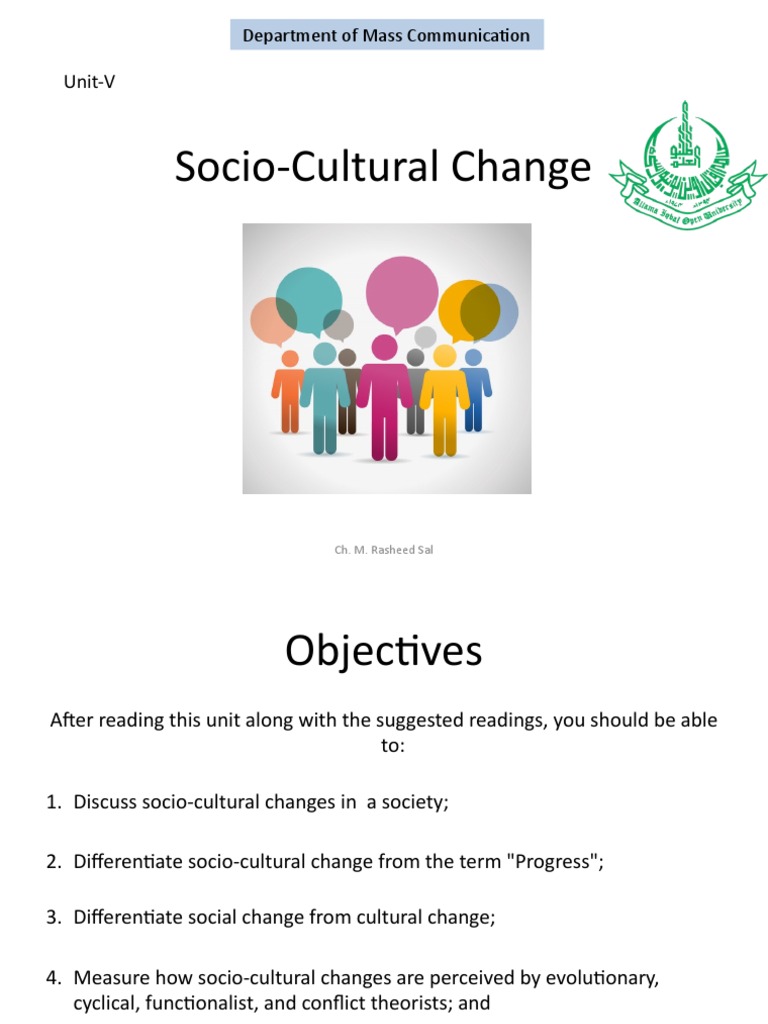 Socio-Cultural Change Theories | PDF | Sociology | Theory