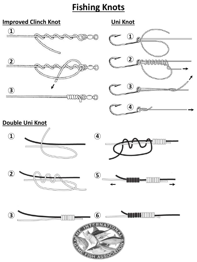 Improved Clinch Knot Uni Knot | PDF