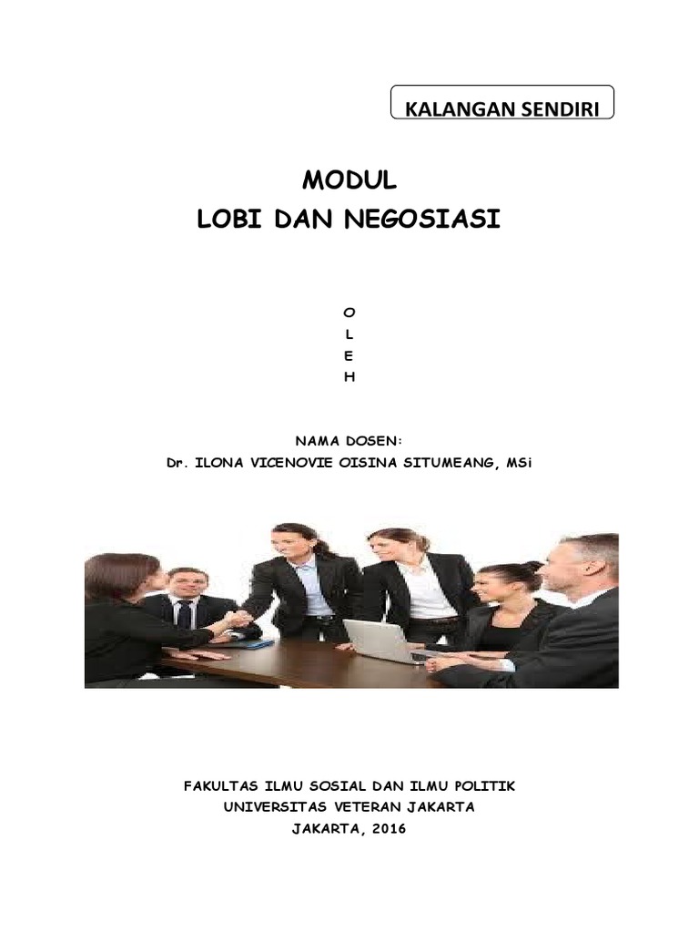 Modul Lobi N Nego | PDF | Politik