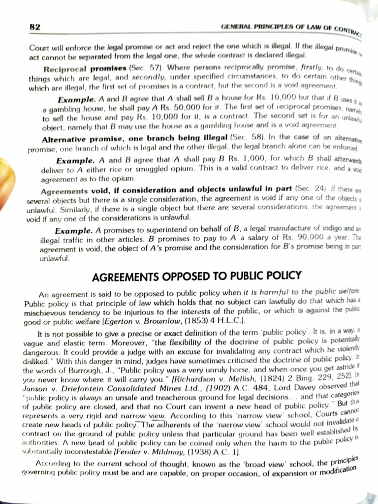 Agreement Against Public Policy | PDF | Restraint Of Trade | Public ...