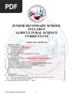 JS Syllabus Agricultural Science 2024 | PDF | Agriculture | Learning