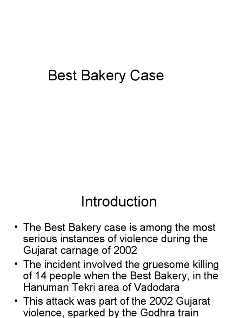 Best Bakery Case: Gujarat 2002 Violence | PDF | Mystery, Thriller ...