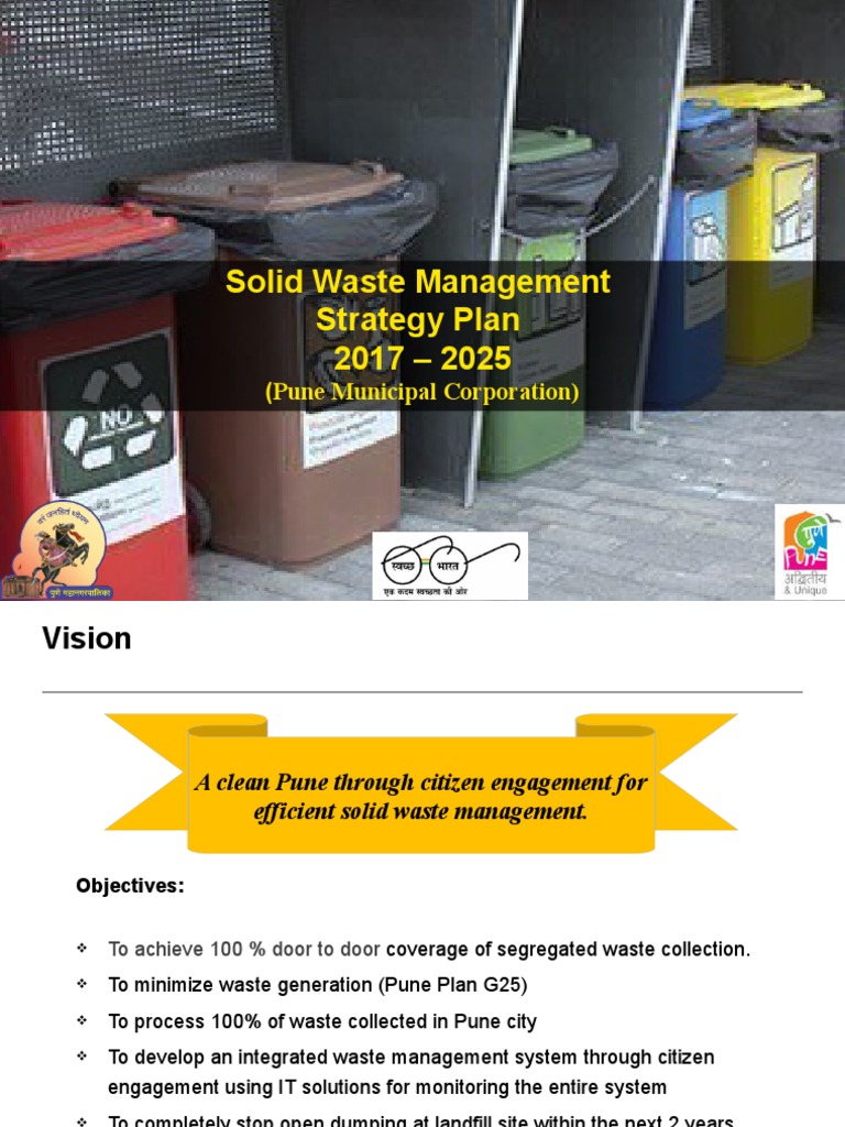 SWM Plan 2025 - 2017 - PMC V11 4june - Final Submitted | PDF | Waste ...