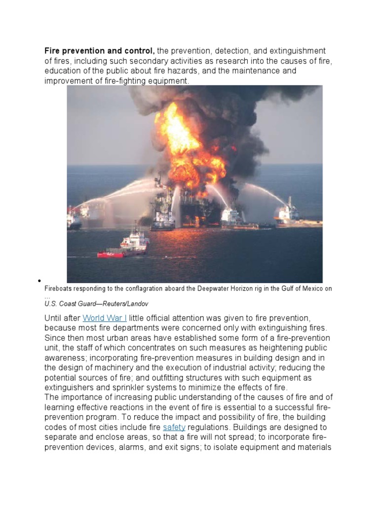 Fire Prevention and Control Strategies | PDF | Fires | Firefighting